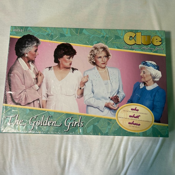 Hasbro | Toys | Hasbro The Golden Girls Clue Game | Poshmark